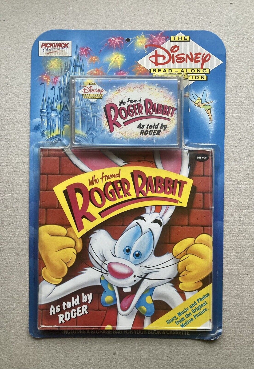 Who Framed Roger Rabbit, Vintage Disney, Cassette Tape Audiobook, 1988 ...