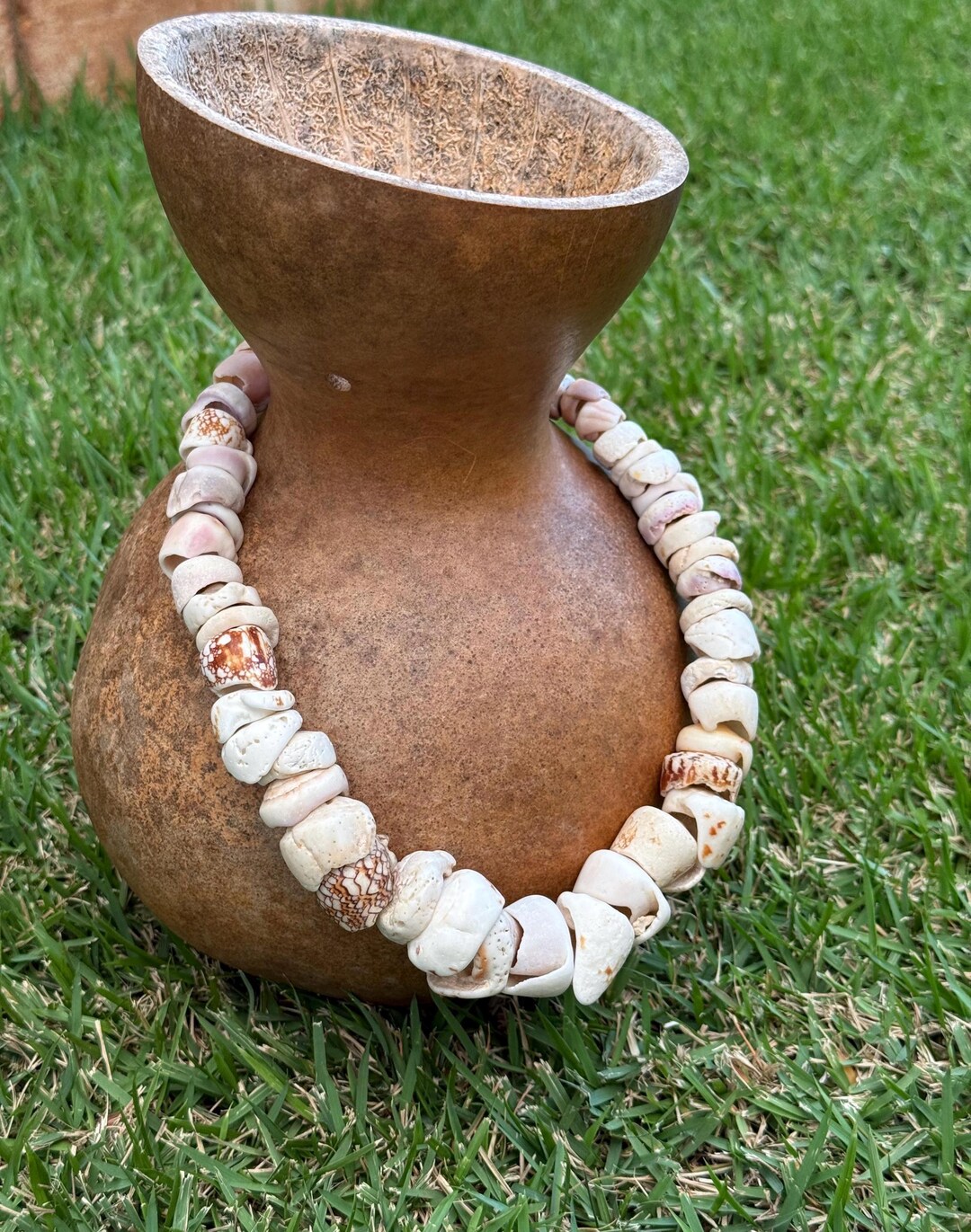 XL Hawaiian Puka Shell Necklace, Authentic, Handmade, Rare, Unique ...