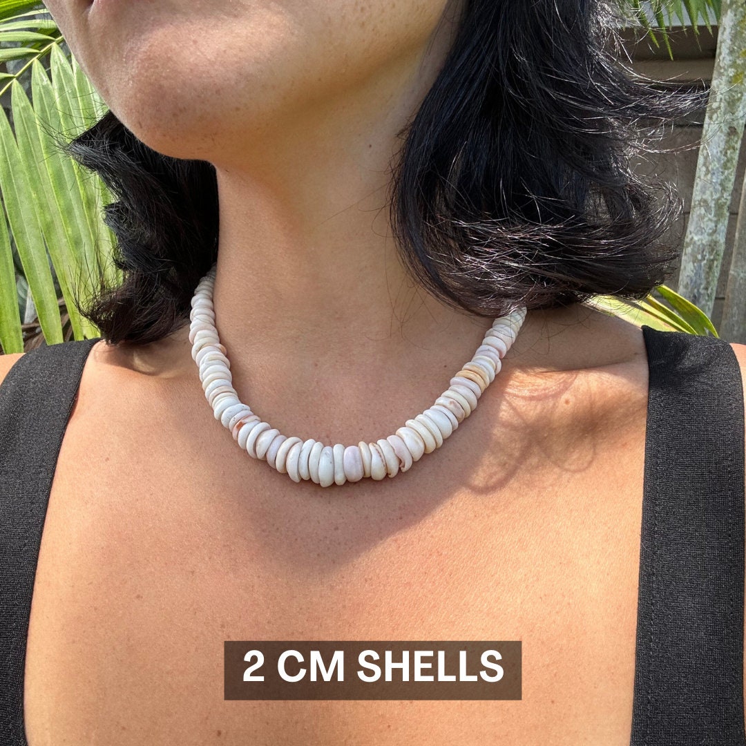 Handmade Hawaiian Puka Shell Necklace - Etsy