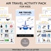 Printable Air Travel Activity Pack for Kids • Airplane Activity Bundle ...