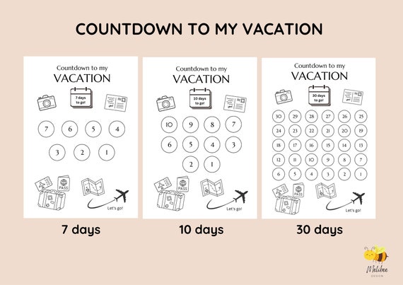 Vacation Countdown Printable 6 Free Printable Vacation Countdown