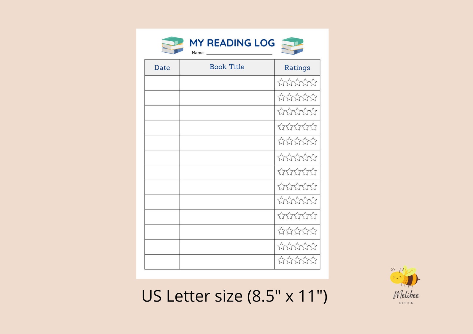 Printable My Reading Log Books Tracker Kids Reading Log - Etsy