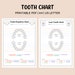 Printable Tooth Eruption Chart & Lost Tooth Chart • Baby Tooth Tracker ...