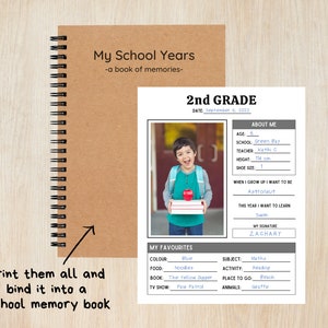Printable First Day of School Interviews • School Questionnaire • All ...
