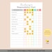 EDITABLE Responsibility Chart • Printable Kid's Chore Chart • Sticker ...