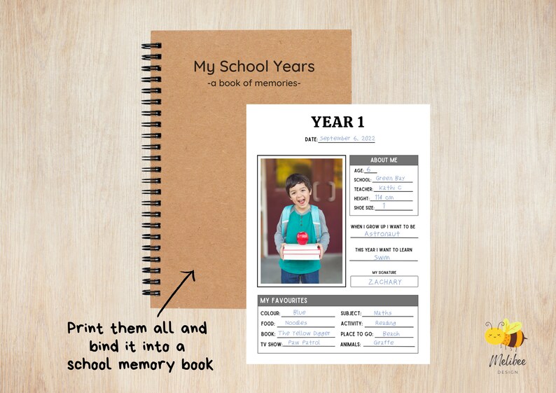 Printable First Day of School Interviews • School Questionnaire • All ...