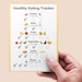 Printable Healthy Eating Tracker Food Pyramid Tracker Kids - Etsy