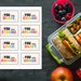 Printable Lunchbox Notes for Kids and Adults • Positive Affirmation ...