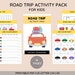 Printable Road Trip Activity Pack for Kids Road Trip Activity Bundle ...