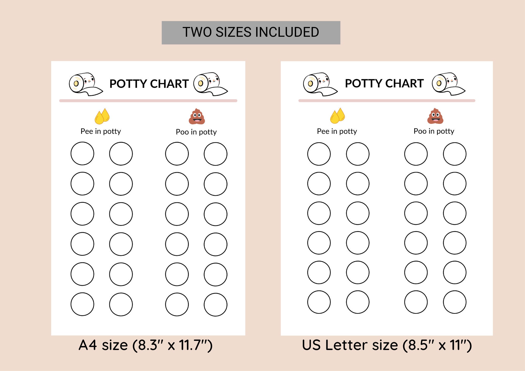 Printable Potty Training Chart Sticker Chart Toilet - Etsy Australia