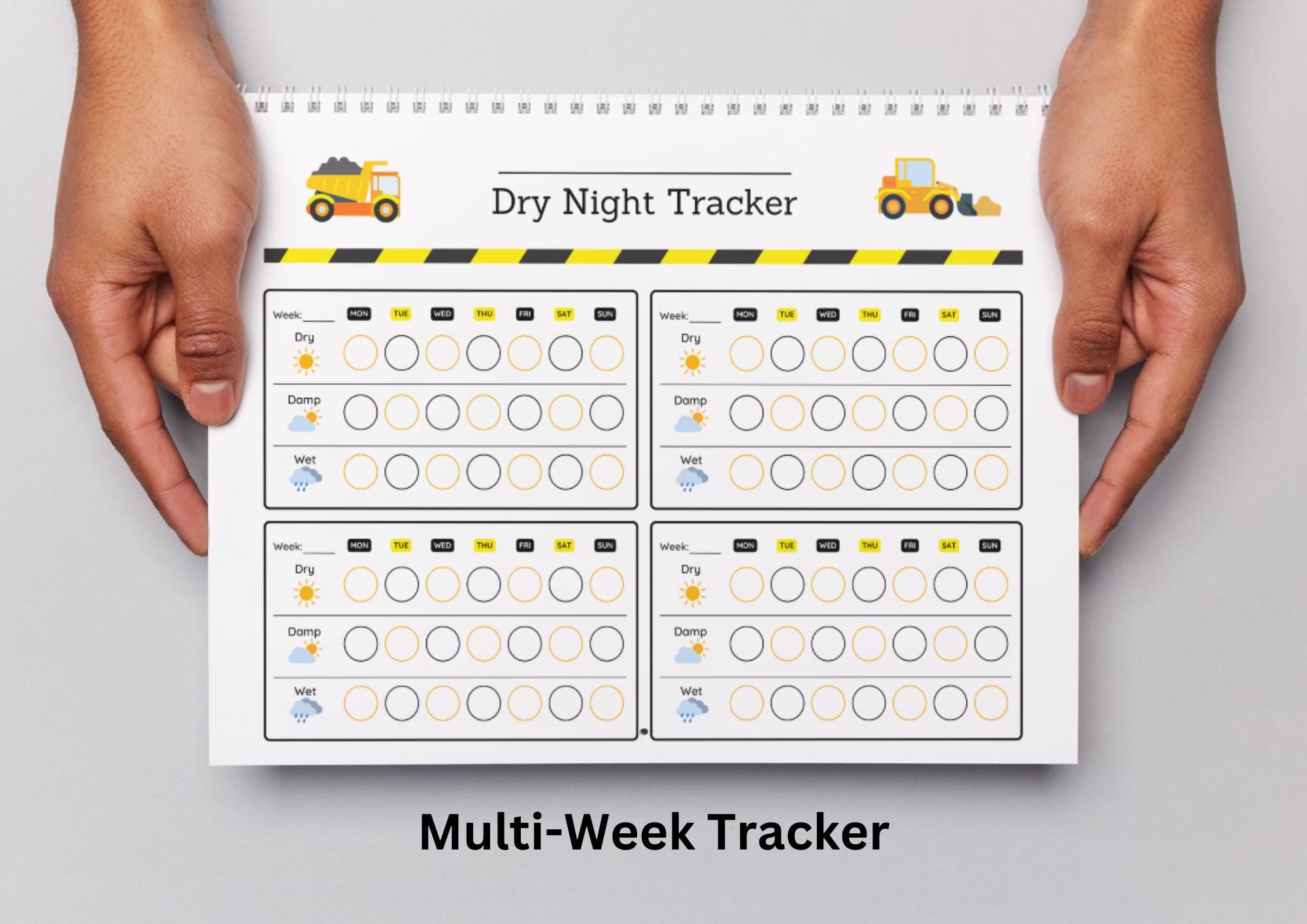 Printable Dry Night Bedwetting Chart • Dry Night Tracker • Toilet ...