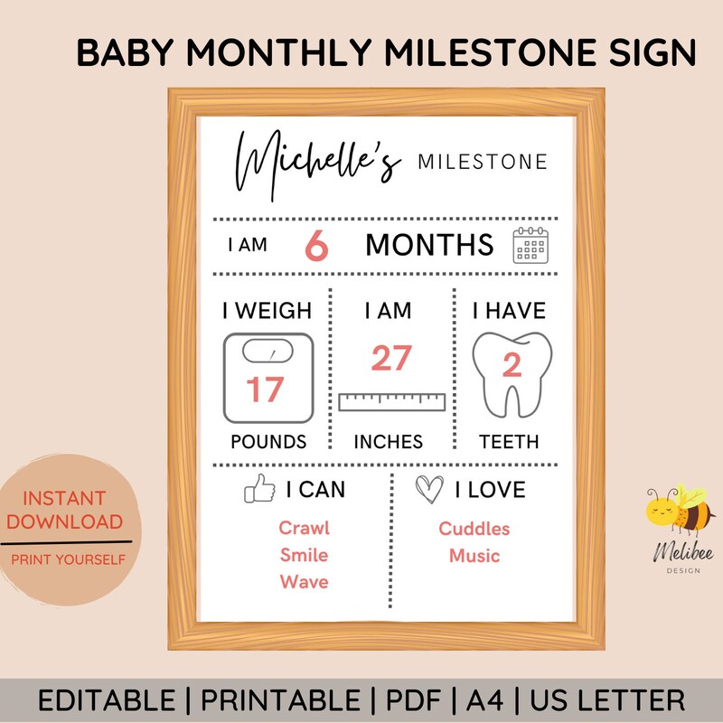 Milestone Sign - Etsy