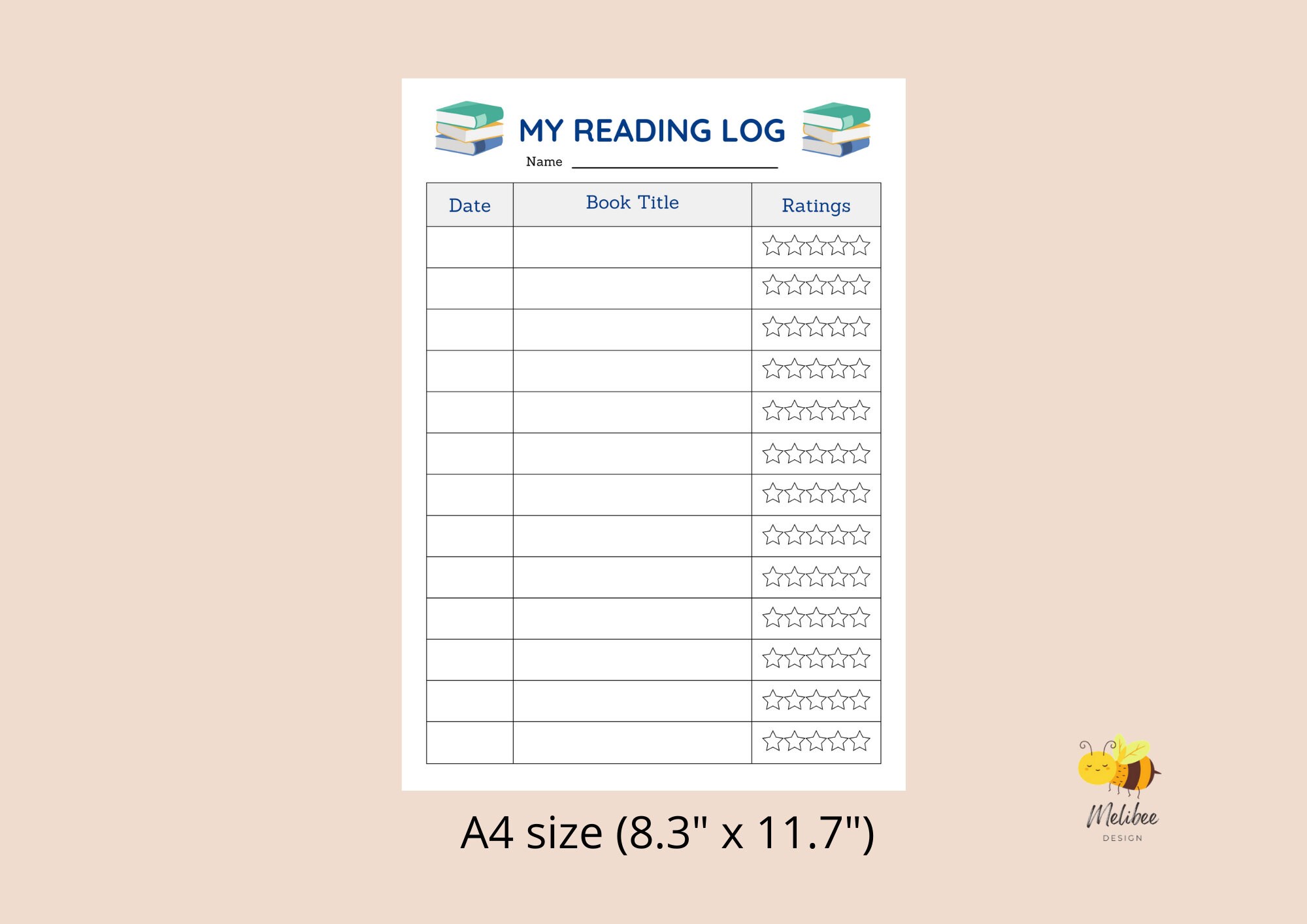 Printable My Reading Log Books Tracker Kids Reading Log Reading ...