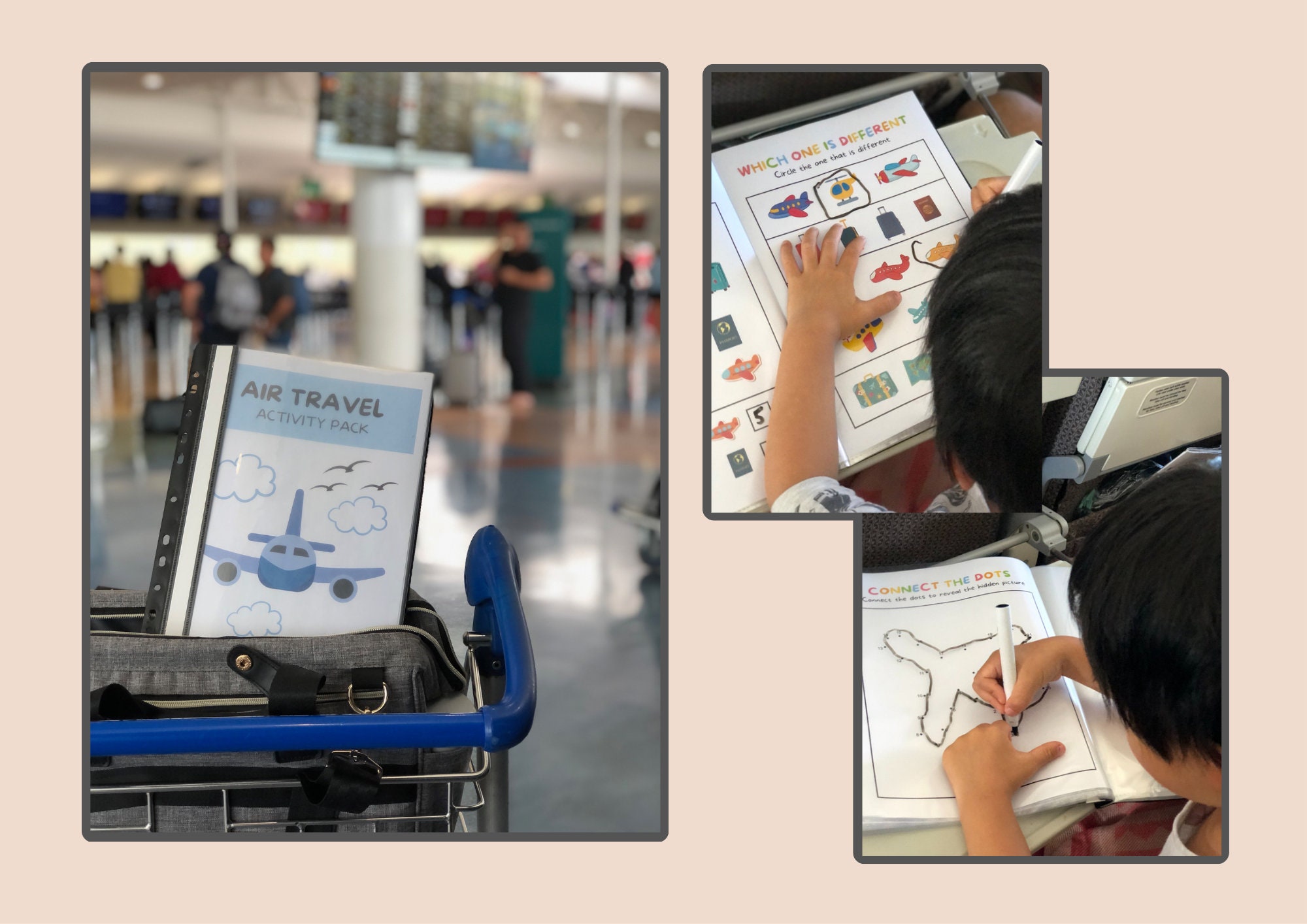 Printable Air Travel Activity Pack for Kids • Airplane Activity Bundle ...
