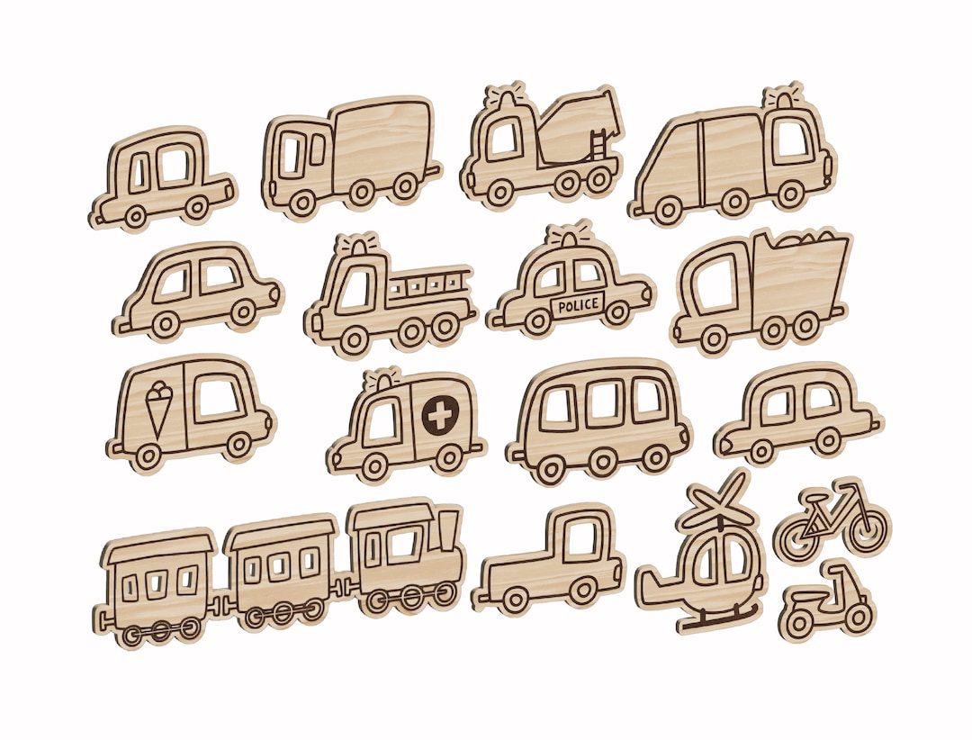 Vehicles Set Svg,pdf,png,ai,dxf Files - Etsy