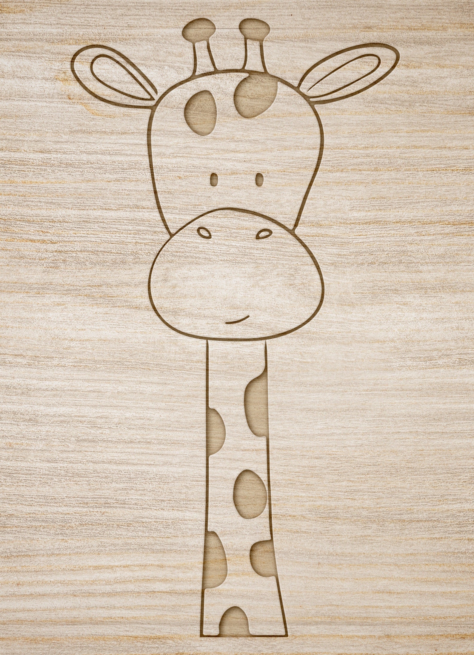 Giraffe Cut Files SVG - Etsy