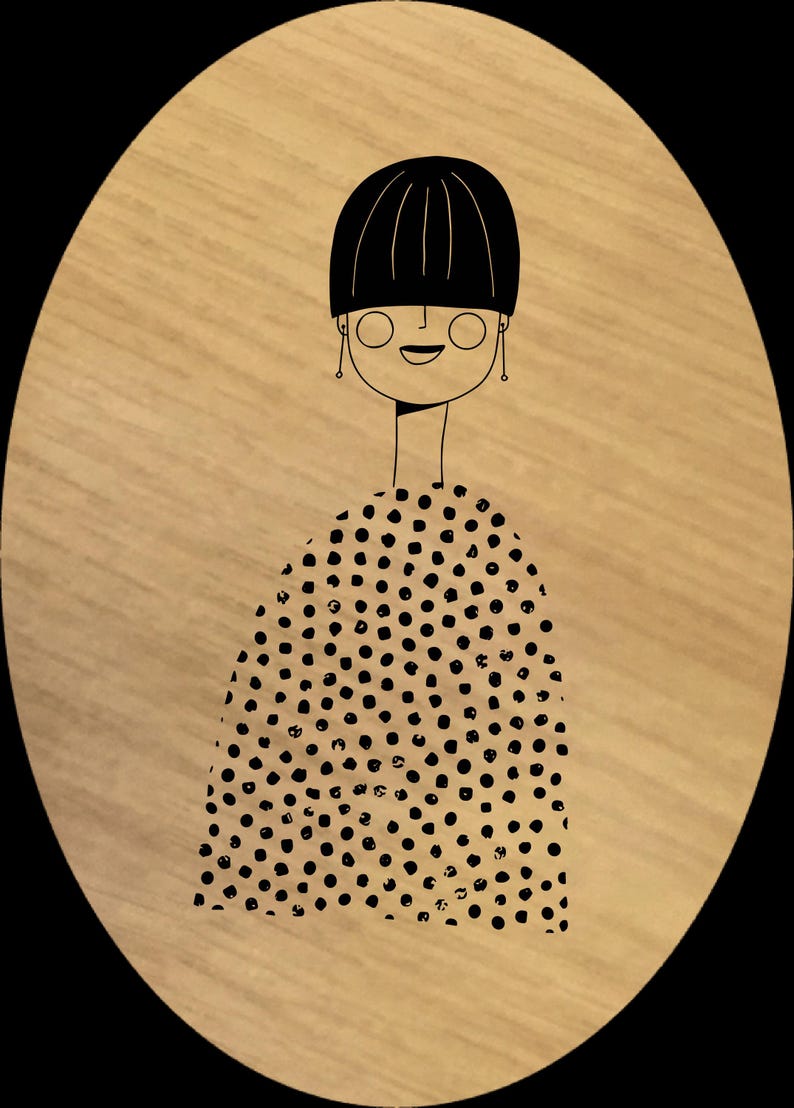 Minimalist Female Portraits Digital Download | Modern Line Art ...