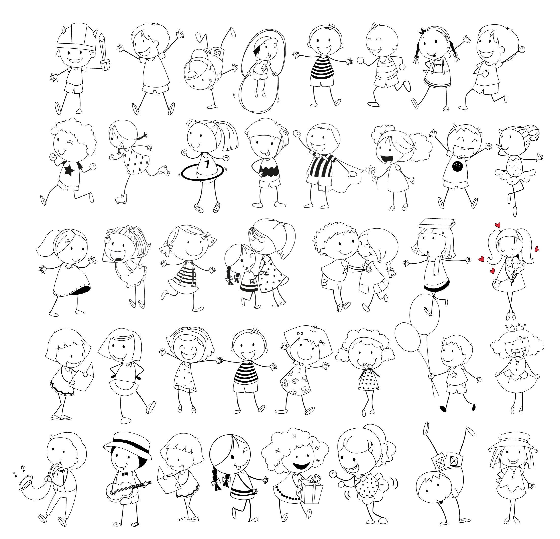 40 Cute Childs Files SVG AI PDF - Etsy