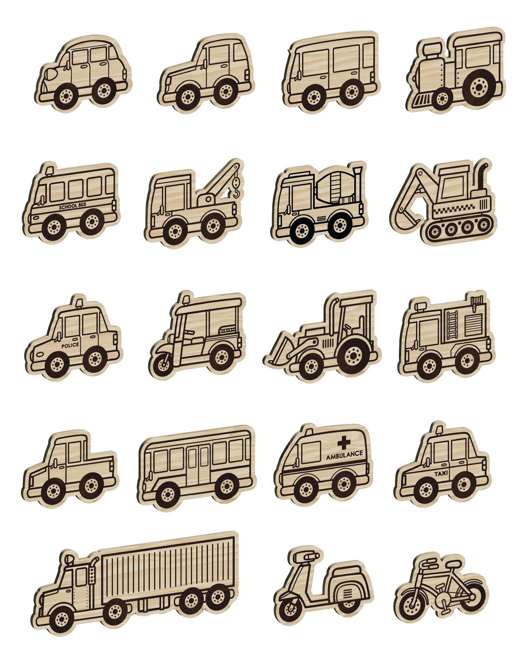 Vehicle Plotter and Laser Cut Files Svg, Pdf, Ai,png, Dxf. Fire ...