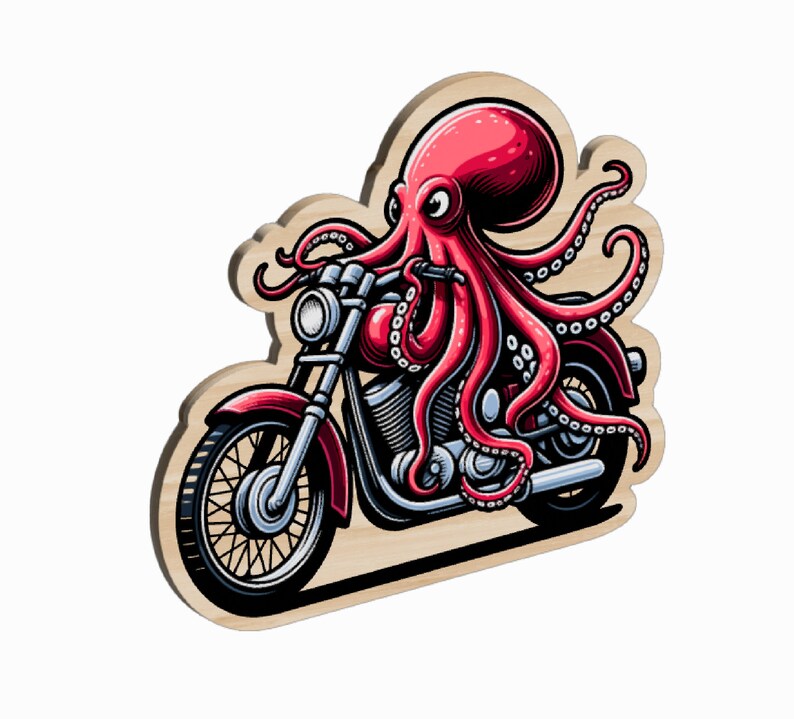 Octopus Motorcycle Svg,png,pdf and Ai Files - Etsy