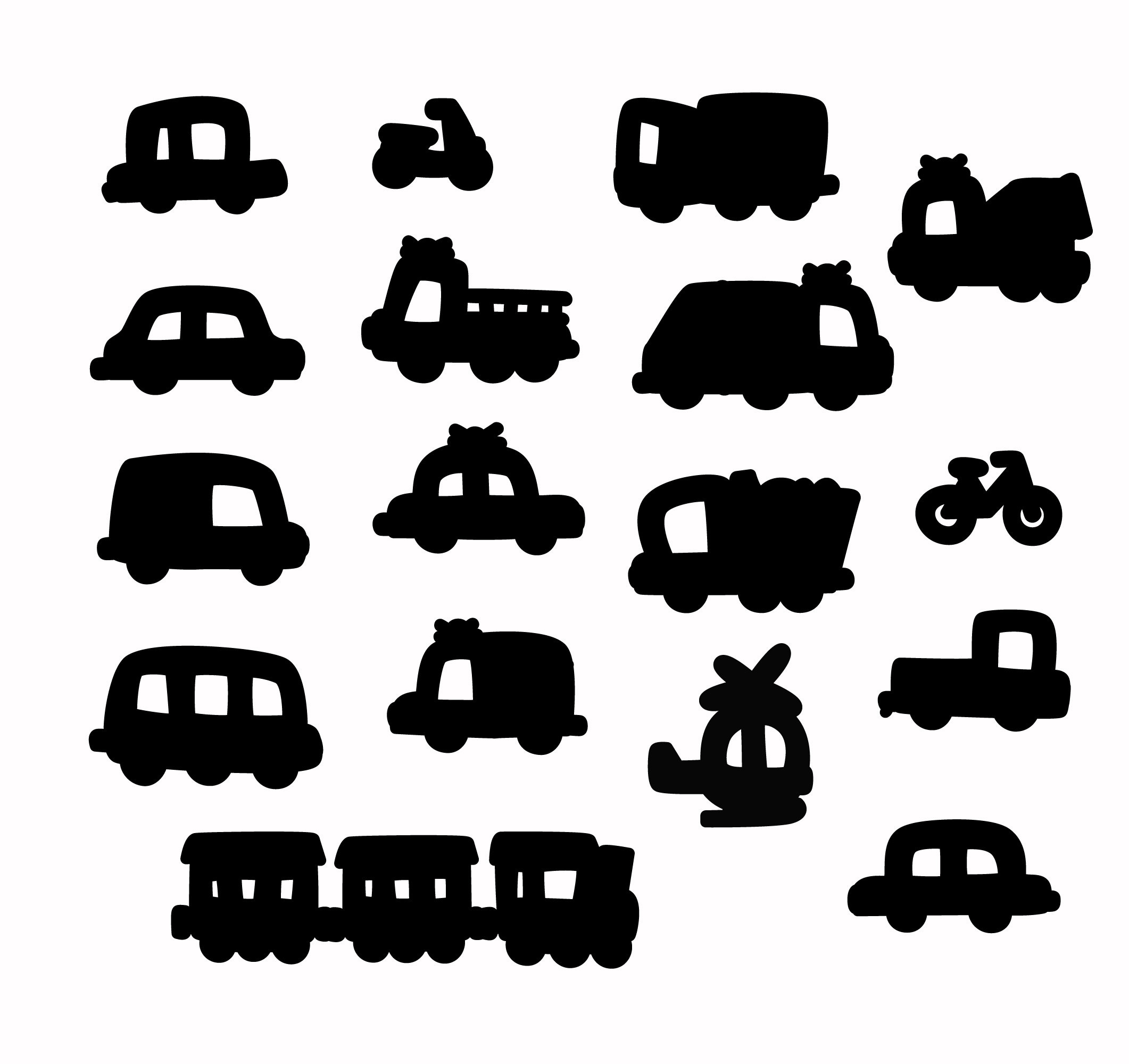 Vehicles Set Svg,pdf,png,ai,dxf Files - Etsy