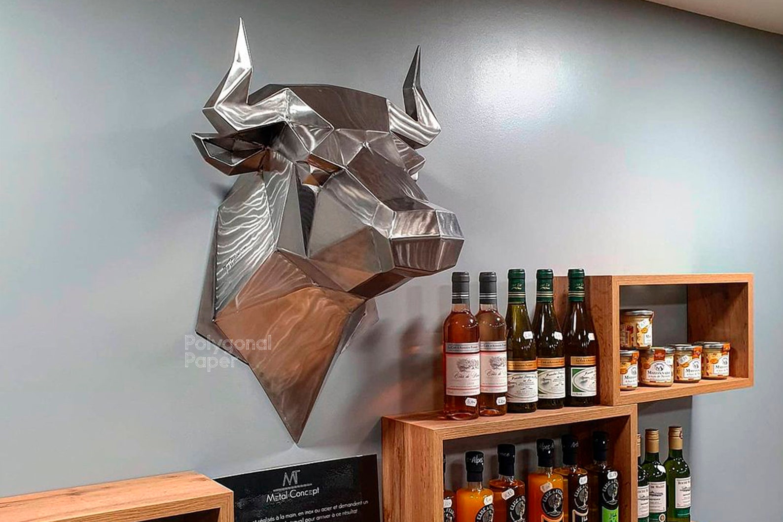 Bull Head in DXF Format for Assembly From Sheet Metal. | Etsy