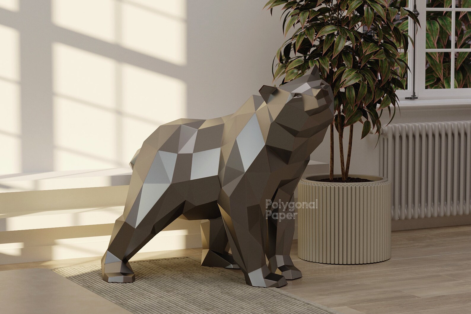 Bear in DXF Format for Assembly From Metal. Template for | Etsy