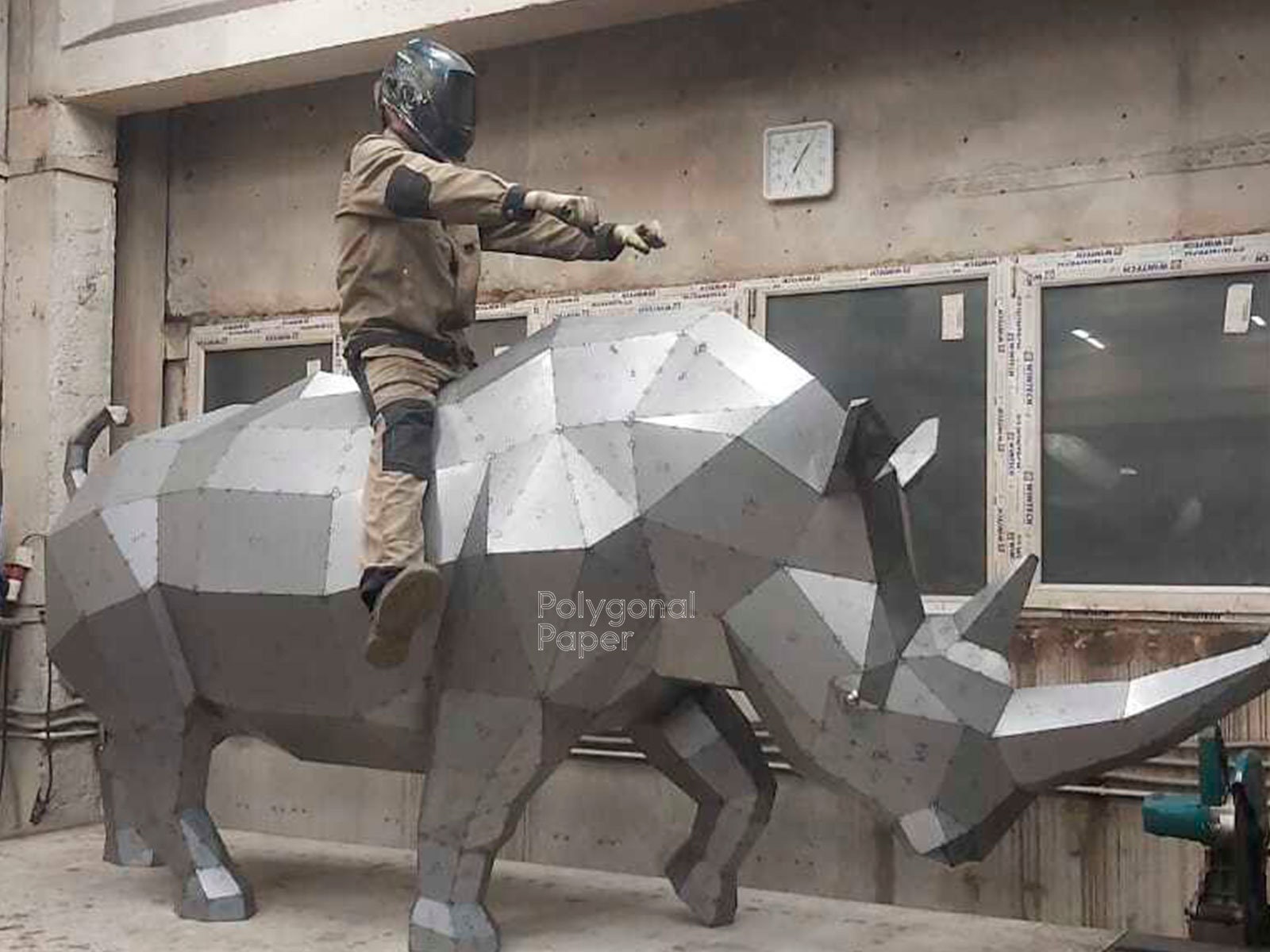 Rhino in DXF Format for Assembly From Metal. Template for - Etsy Canada
