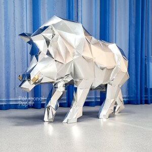 Boar: Digital Files for Papercraft. Printable PDF Template, SVG ...