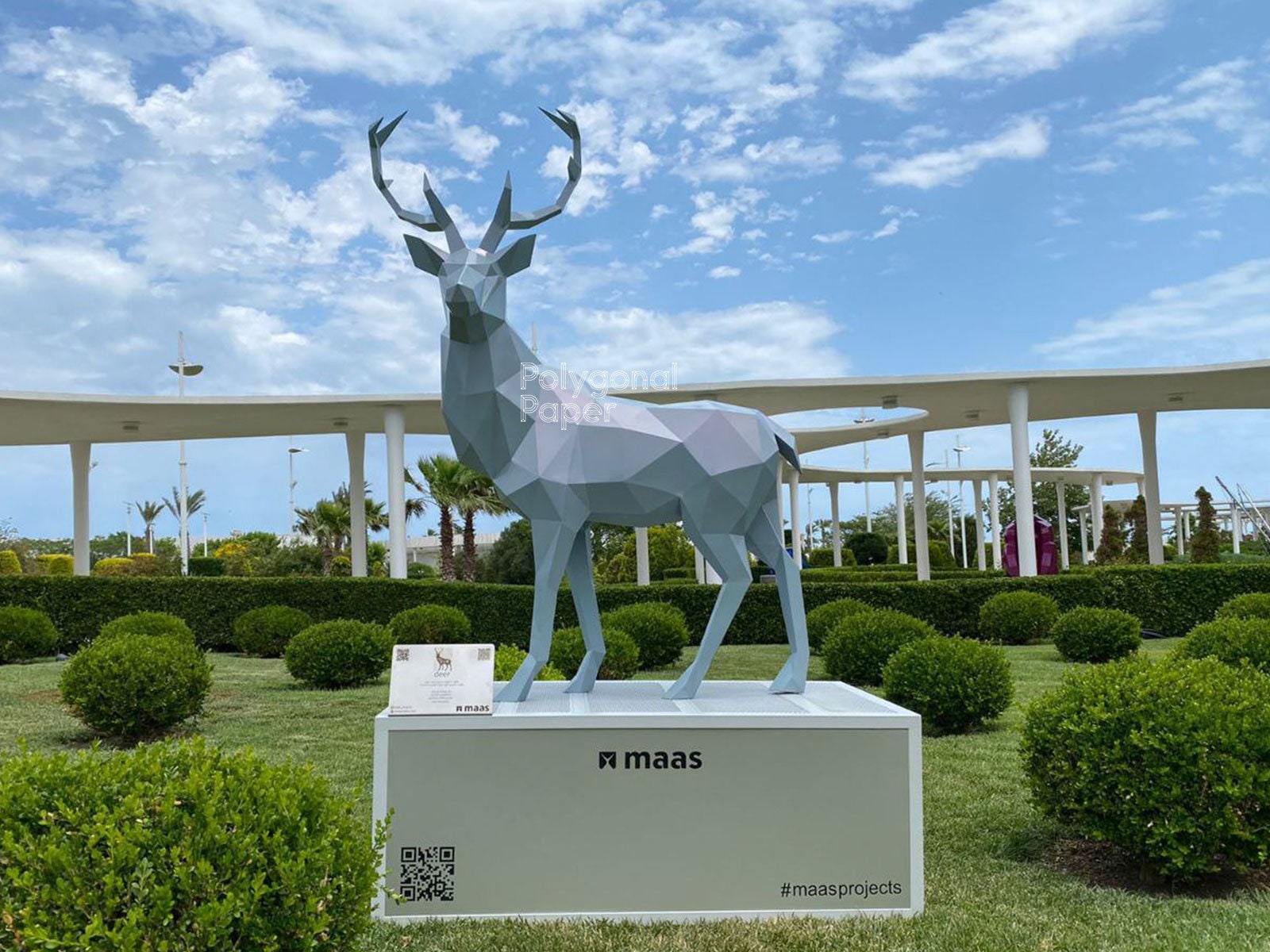 Stag in DXF Format for Assembly From Sheet Metal. Template for - Etsy ...