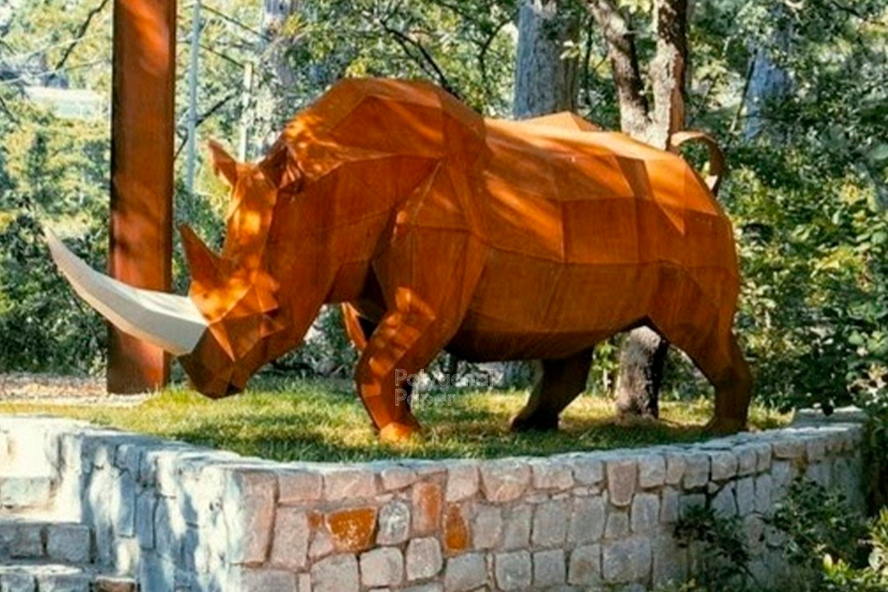 Rhino in DXF Format for Assembly From Metal. Template for - Etsy Canada