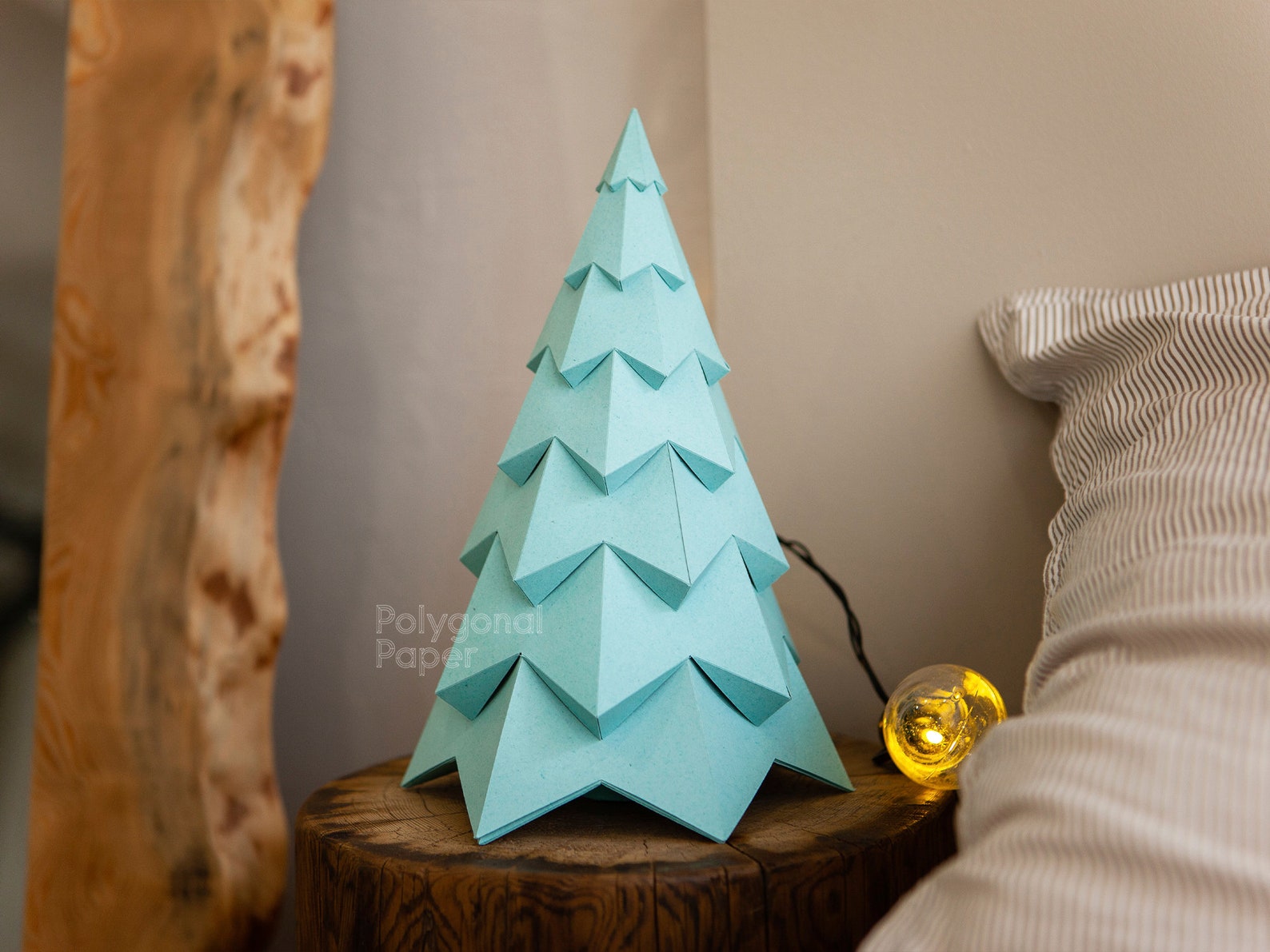 Christmas Tree: Paper Craft Template for Making Low Poly New | Etsy