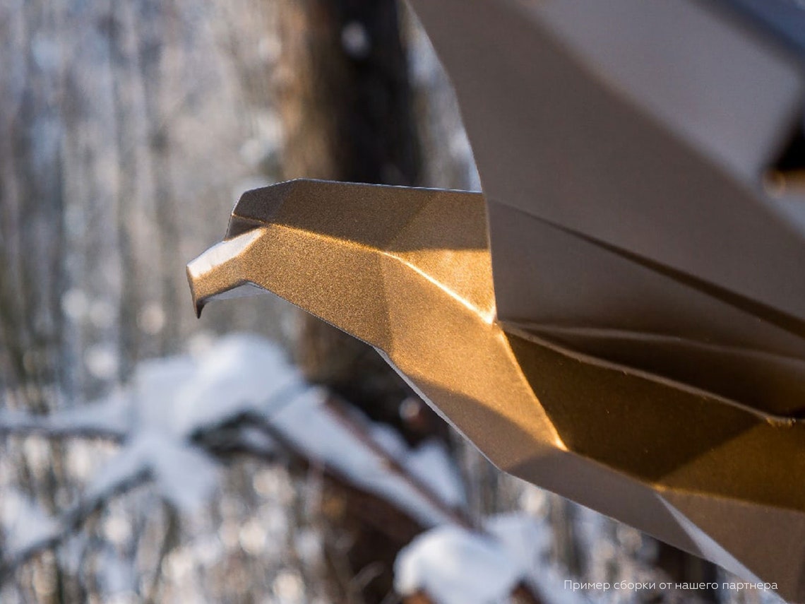 Eagle in DXF Format for Assembly From Sheet Metal. Template - Etsy