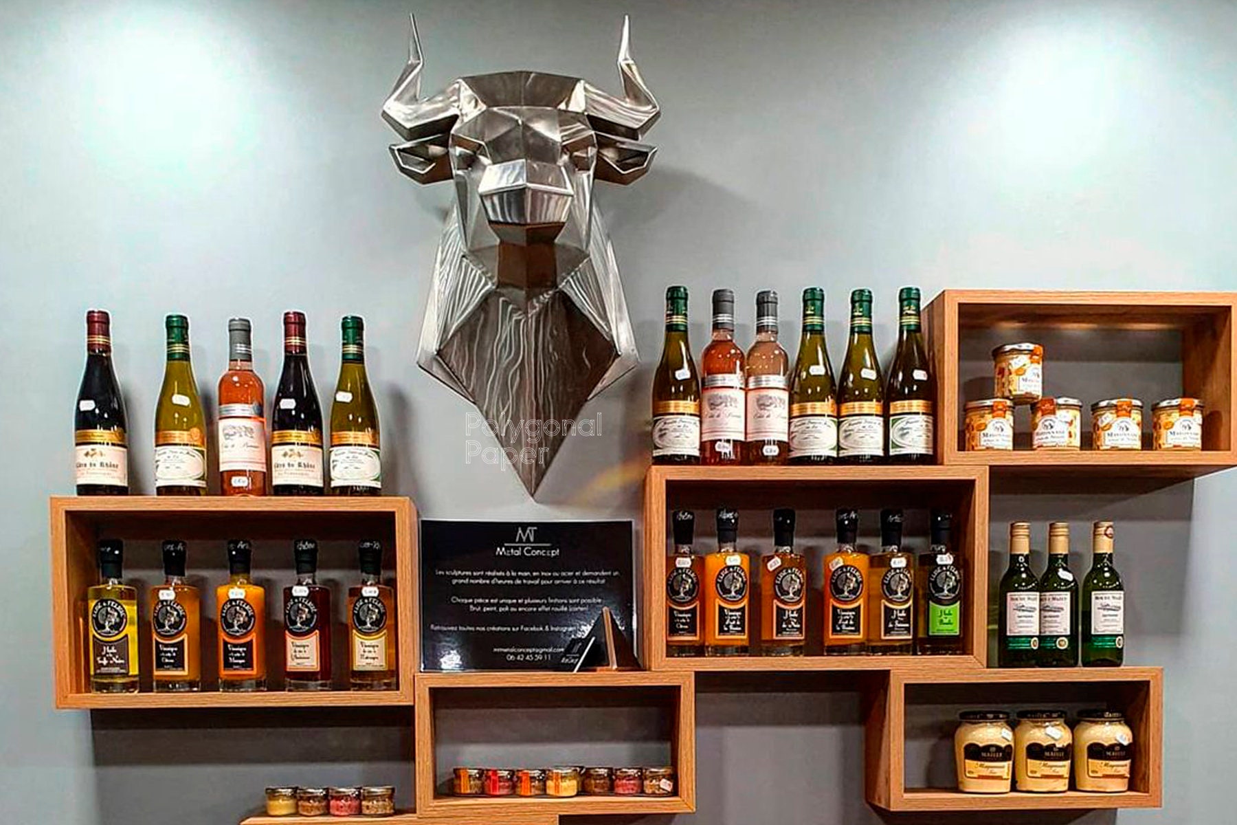 Bull Head in DXF Format for Assembly From Sheet Metal. | Etsy