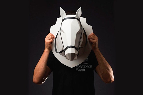 Horse Head in DXF Format for Assembly From Sheet Metal. | Etsy