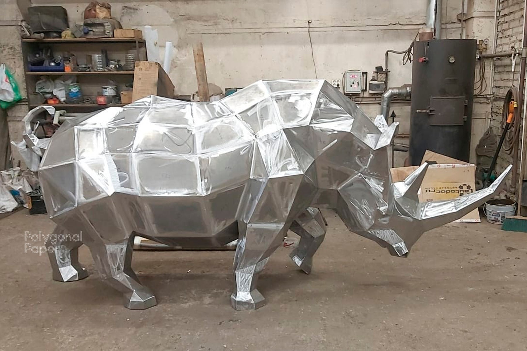 Rhino in DXF Format for Assembly From Metal. Template for - Etsy Canada