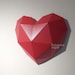 Heart: Digital Downloadable PDF File for Making Model From - Etsy