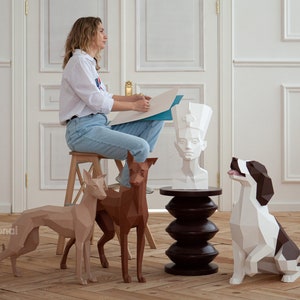 English Springer Spaniel: Digital Files for Papercraft. Printable PDF ...