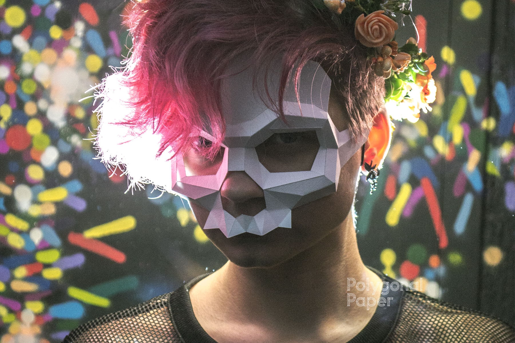 Skull Mask: Digital Files for Papercraft. Printable PDF - Etsy