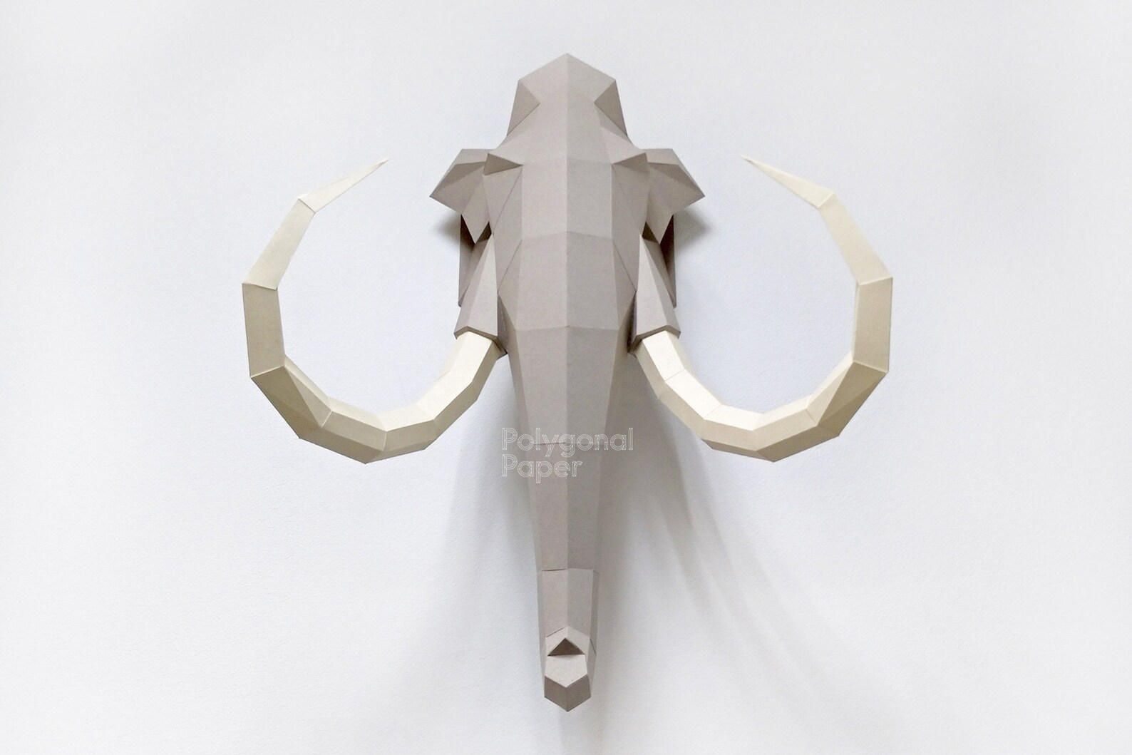 Mammoth Head: Digital Files for Papercraft. Printable PDF - Etsy