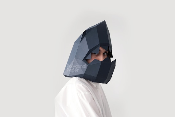 Shark Mask: Digital Files for Papercraft. Printable PDF | Etsy