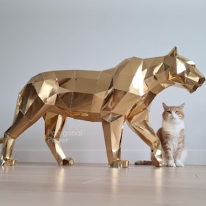 Tiger: Digital Files for Papercraft. Printable PDF Template, DXF ...