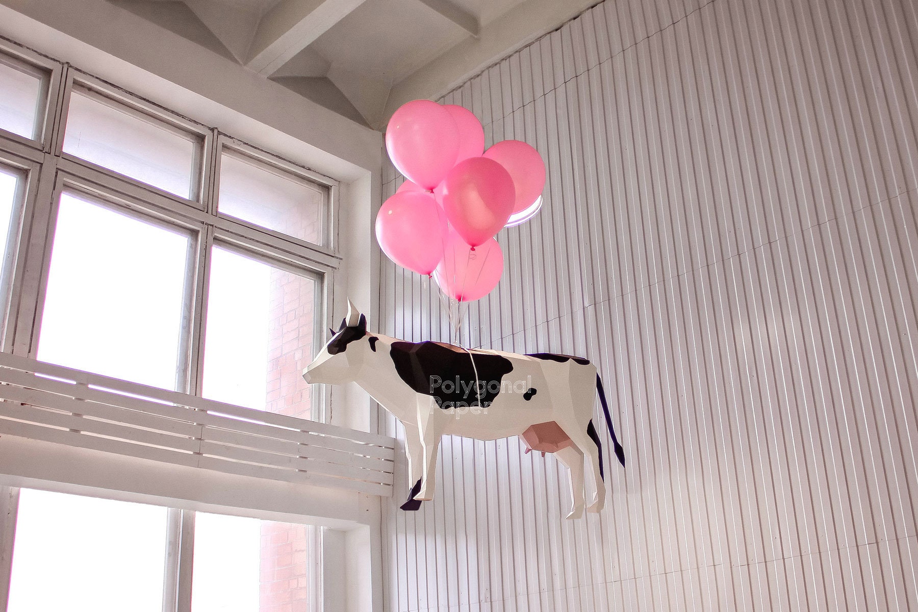 Cow: Digital Files for Papercraft. Printable PDF Template DXF - Etsy ...