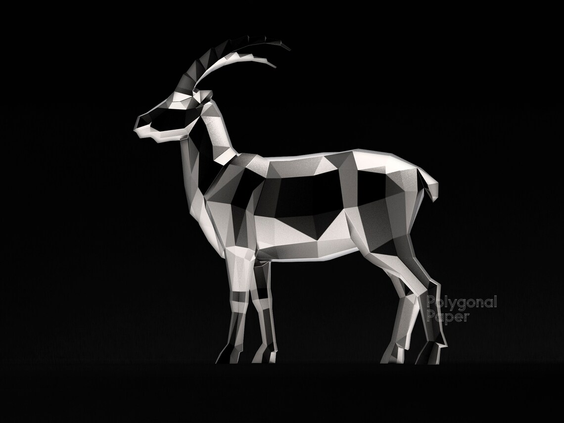 Alpine Ibex. Drawings in DXF Format for Assembly Geometric | Etsy