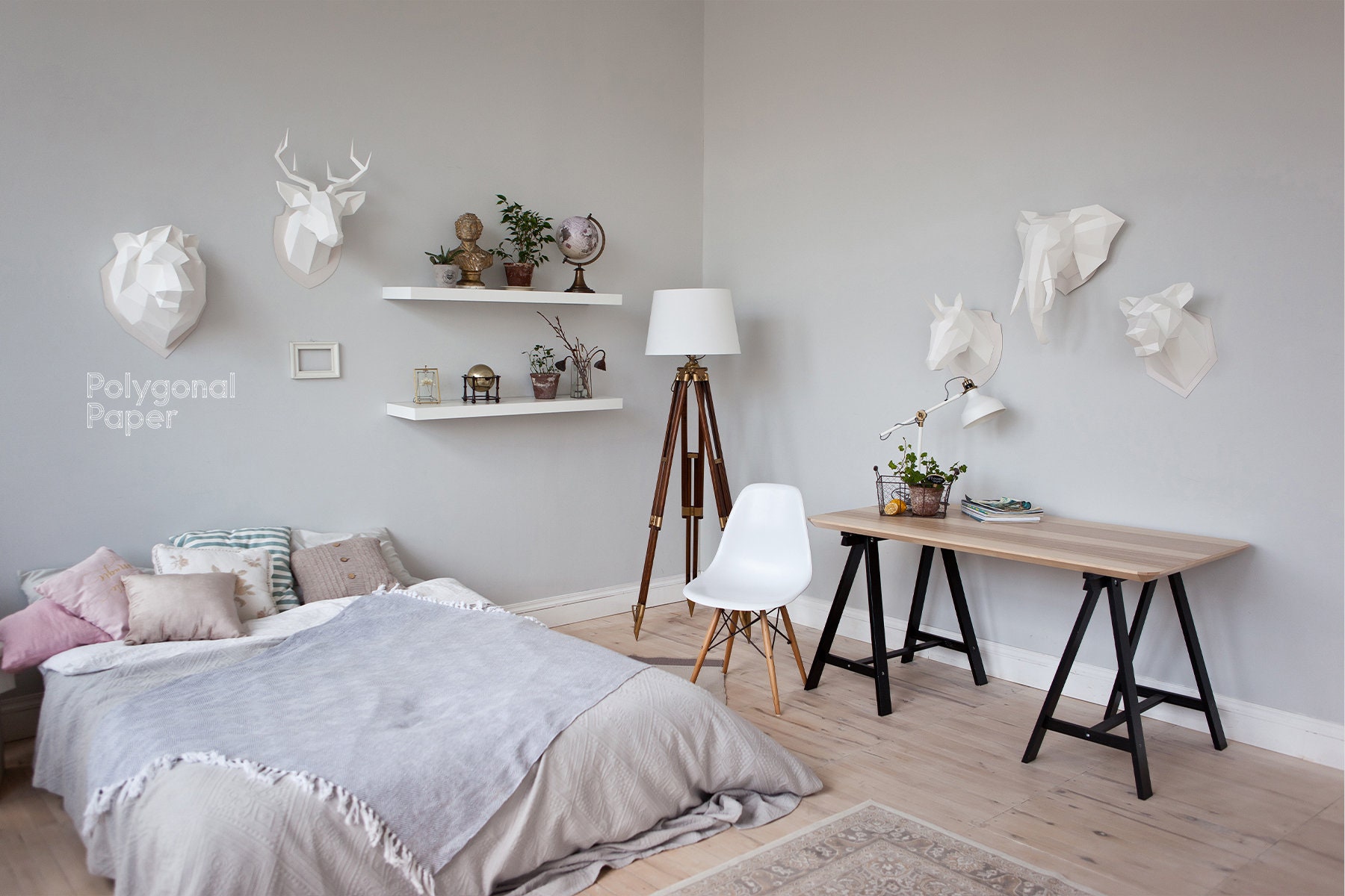 Lioness Head: Digital Files for Papercraft. Printable PDF - Etsy