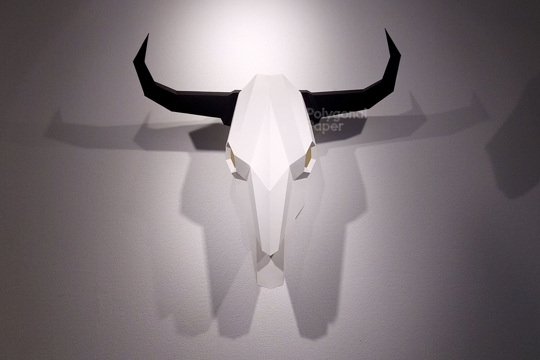 Bull Skull: Digital Files for Papercraft. Printable PDF - Etsy