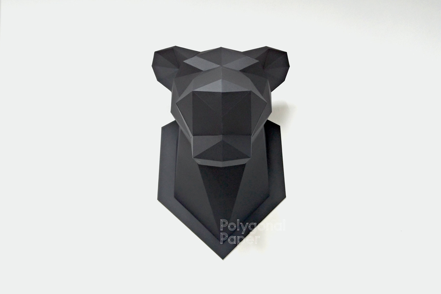 Lioness Head: Digital Files for Papercraft. Printable PDF - Etsy
