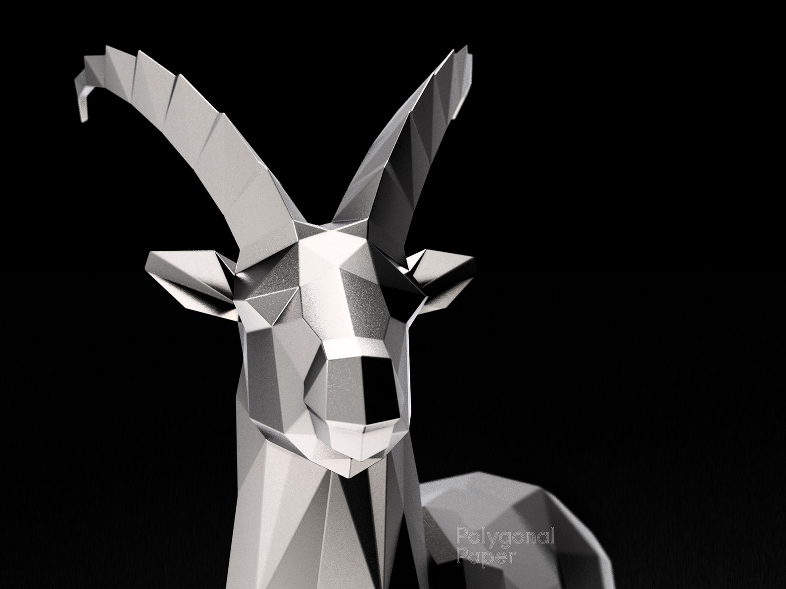 Alpine Ibex. Drawings in DXF Format for Assembly Geometric - Etsy Norway