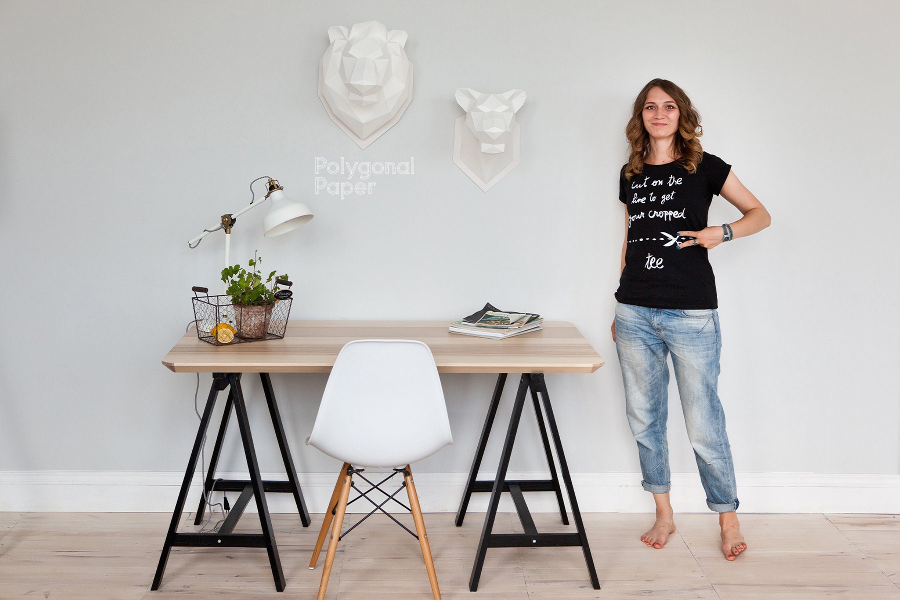 Lioness Head: Digital Files for Papercraft. Printable PDF - Etsy