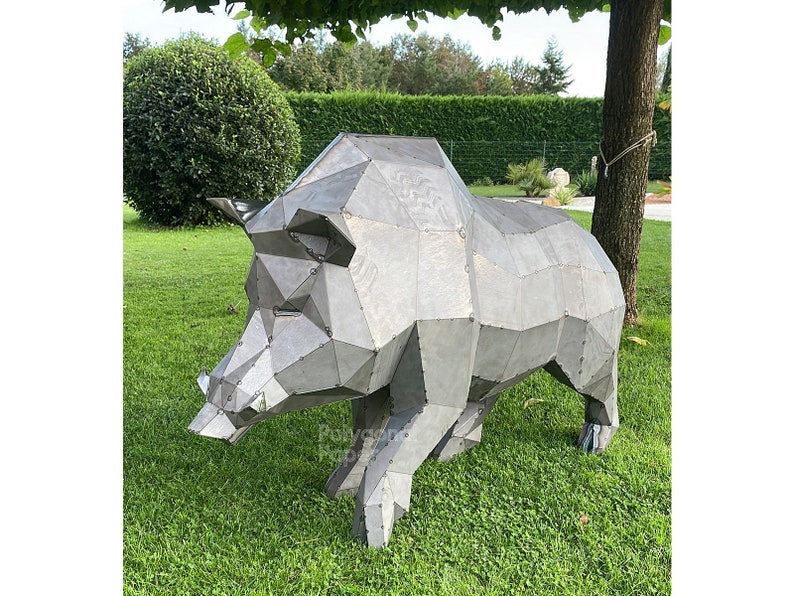 Boar: DIY Metal Sculpture. DXF File for Laser Cutting and Welding From ...